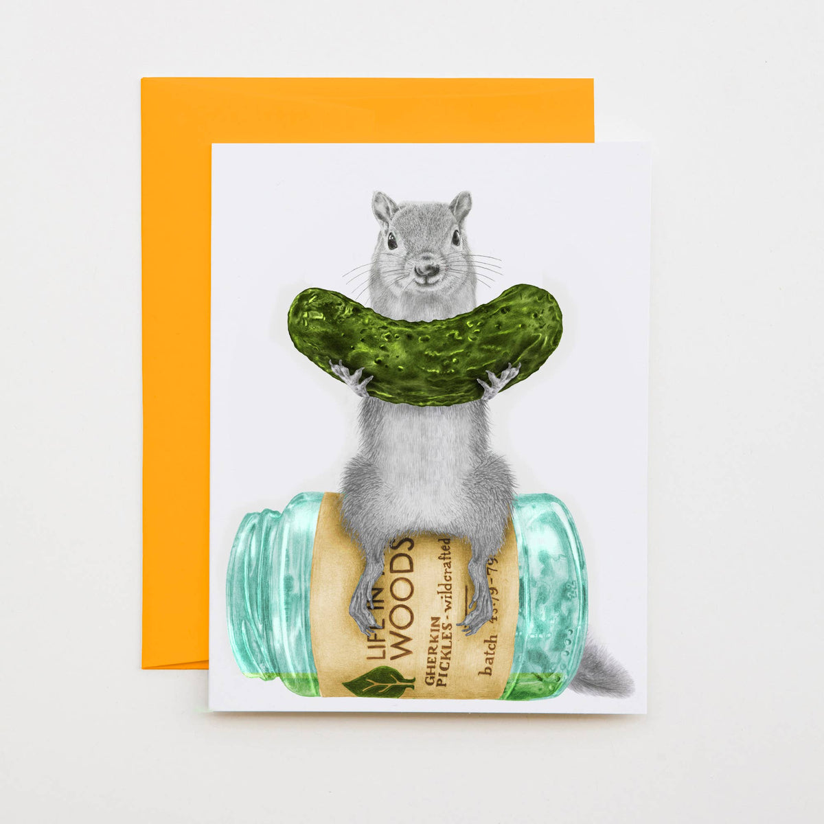 Violet Mortimer Fox Squirrel Note Card – Tusk Abode